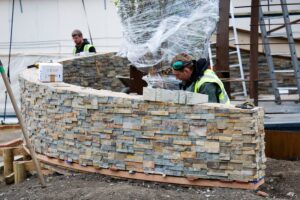 How to Install Natural Stone Veneer on Exterior Walls
